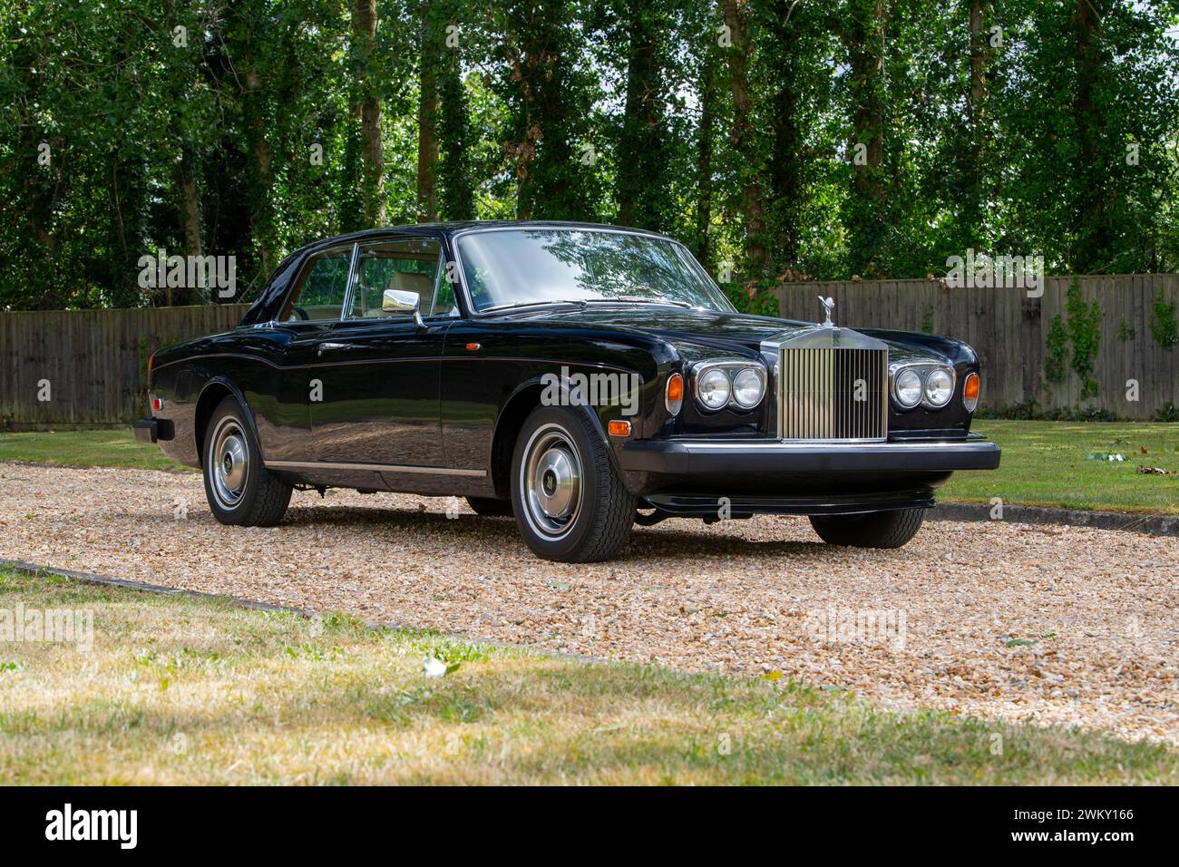 US spec Rolls Royce Corniche coupe, classic British luxury car Stock ...