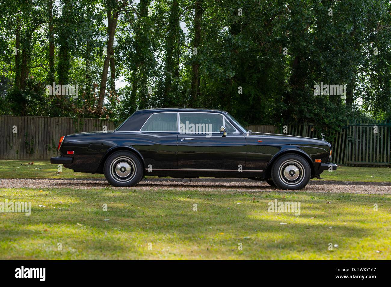 US spec Rolls Royce Corniche coupe, classic British luxury car Stock ...