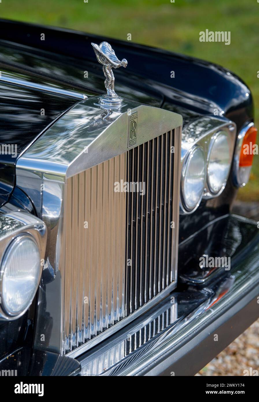 US spec Rolls Royce Corniche coupe, classic British luxury car Stock ...