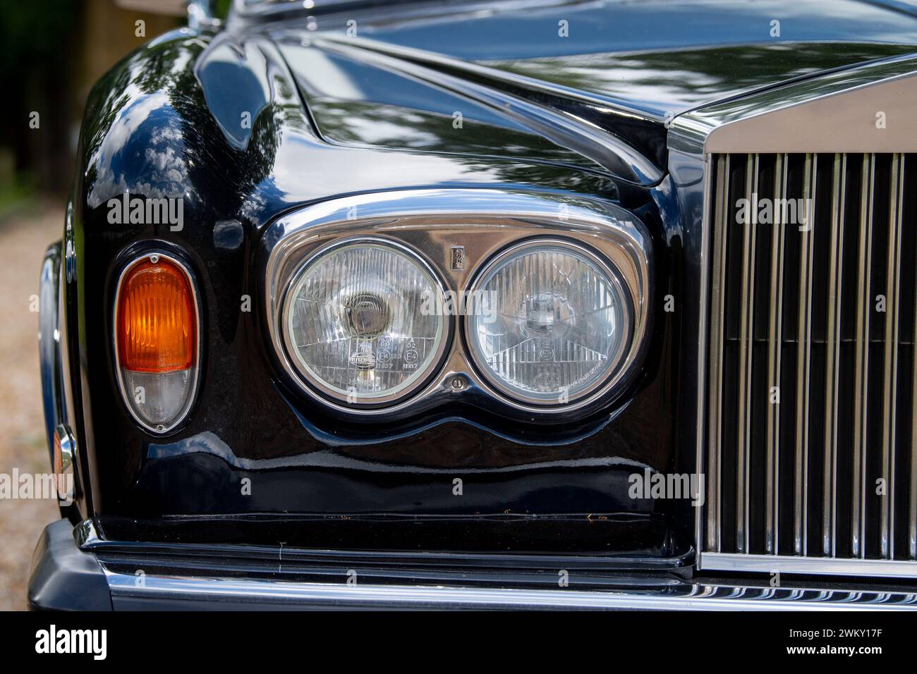 US spec Rolls Royce Corniche coupe, classic British luxury car Stock ...