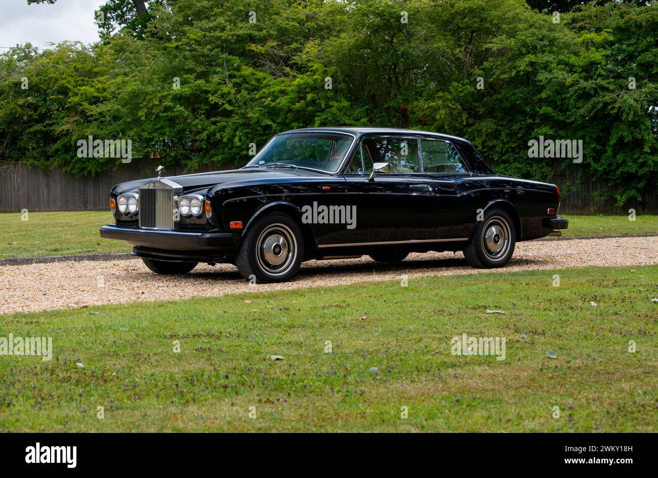 US spec Rolls Royce Corniche coupe, classic British luxury car Stock ...