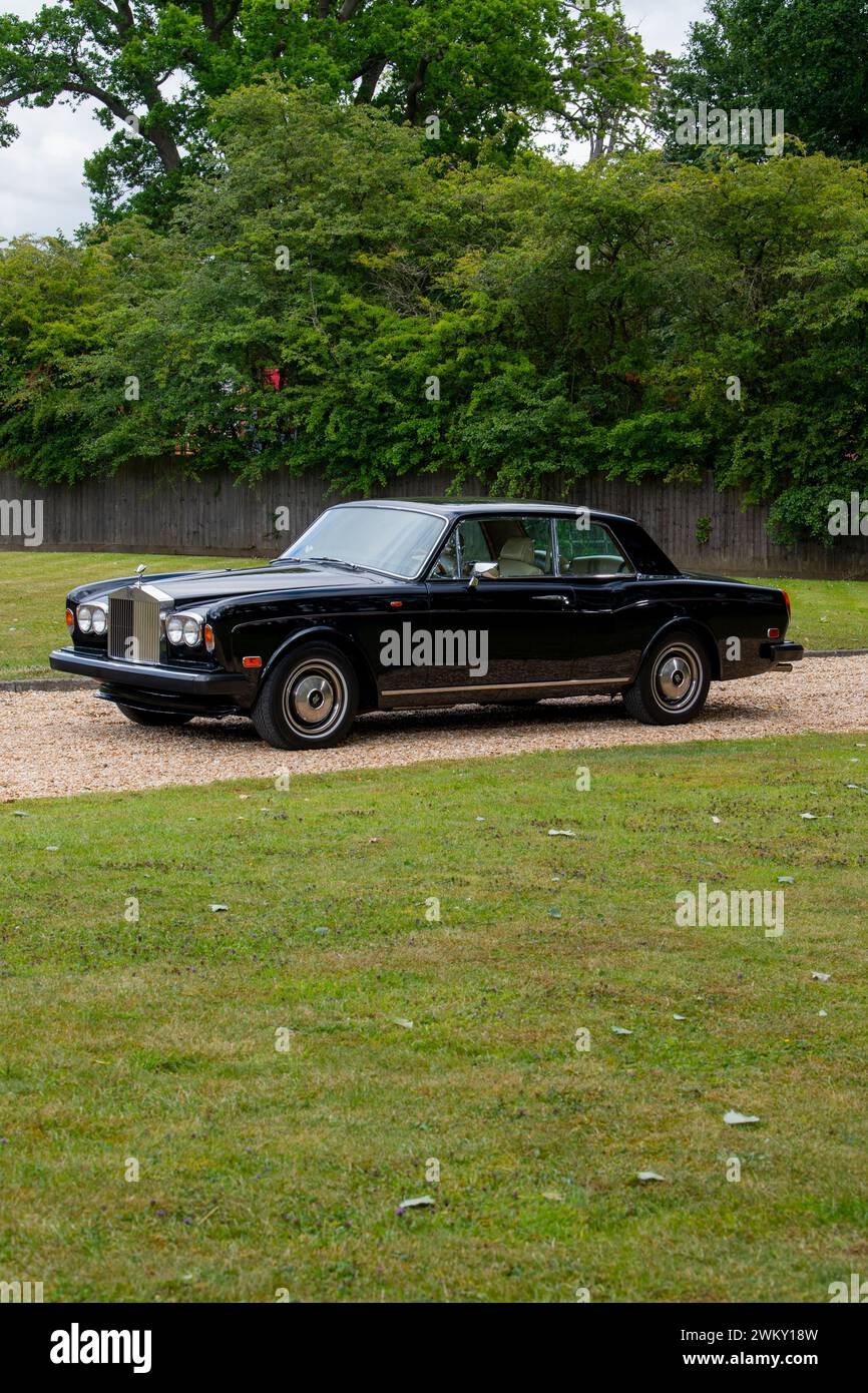 US spec Rolls Royce Corniche coupe, classic British luxury car Stock ...