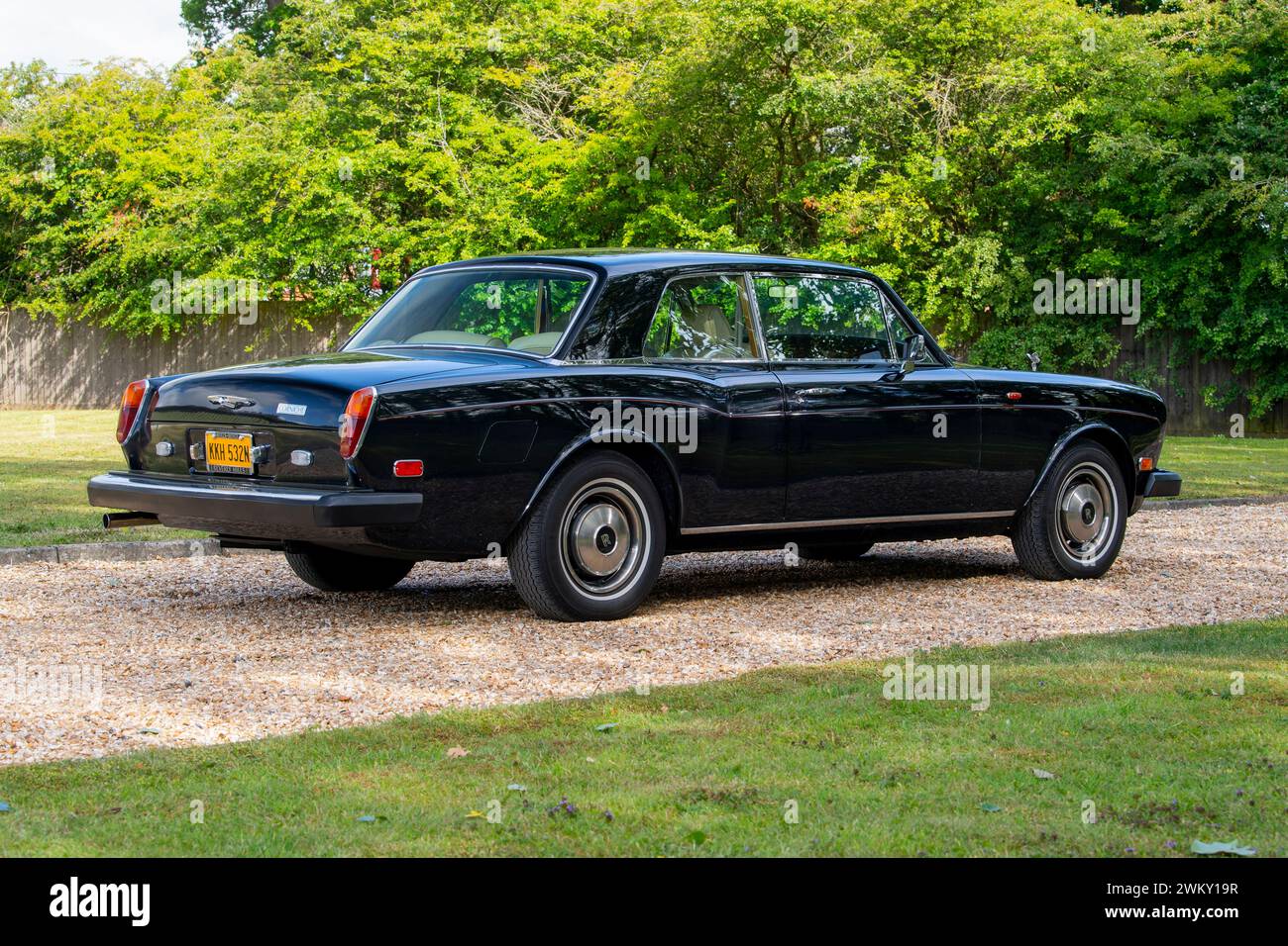 US spec Rolls Royce Corniche coupe, classic British luxury car Stock ...