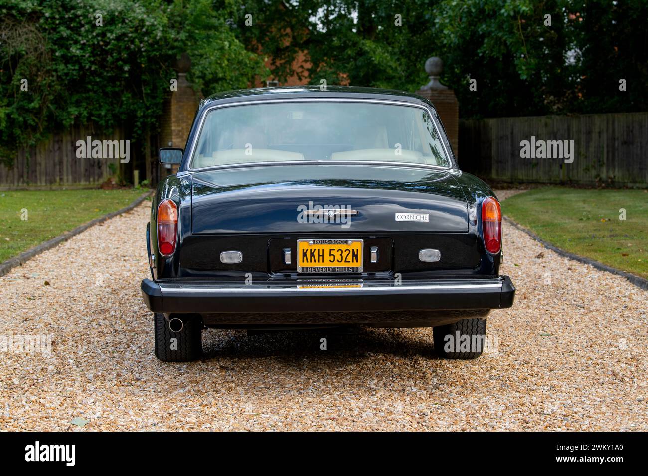 US spec Rolls Royce Corniche coupe, classic British luxury car Stock ...