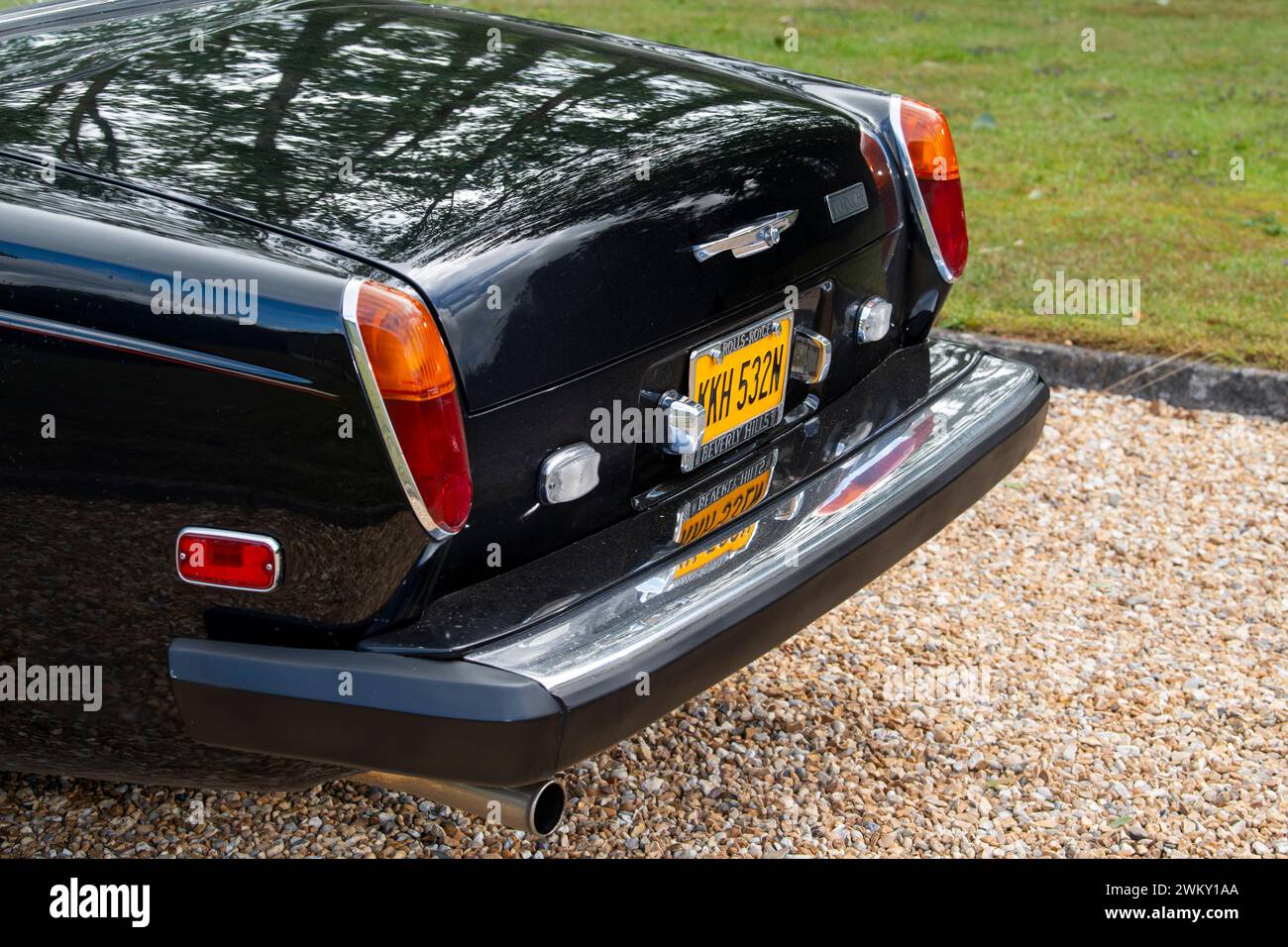 US spec Rolls Royce Corniche coupe, classic British luxury car Stock ...