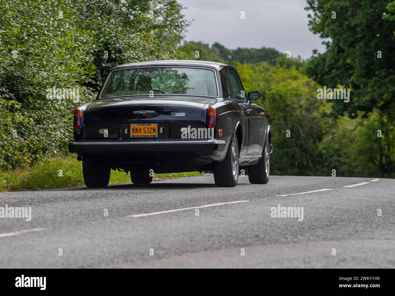 US spec Rolls Royce Corniche coupe, classic British luxury car Stock ...