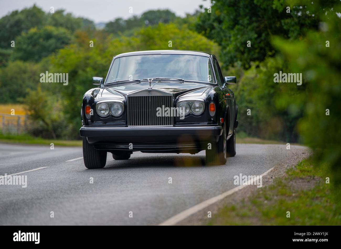 US spec Rolls Royce Corniche coupe, classic British luxury car Stock ...