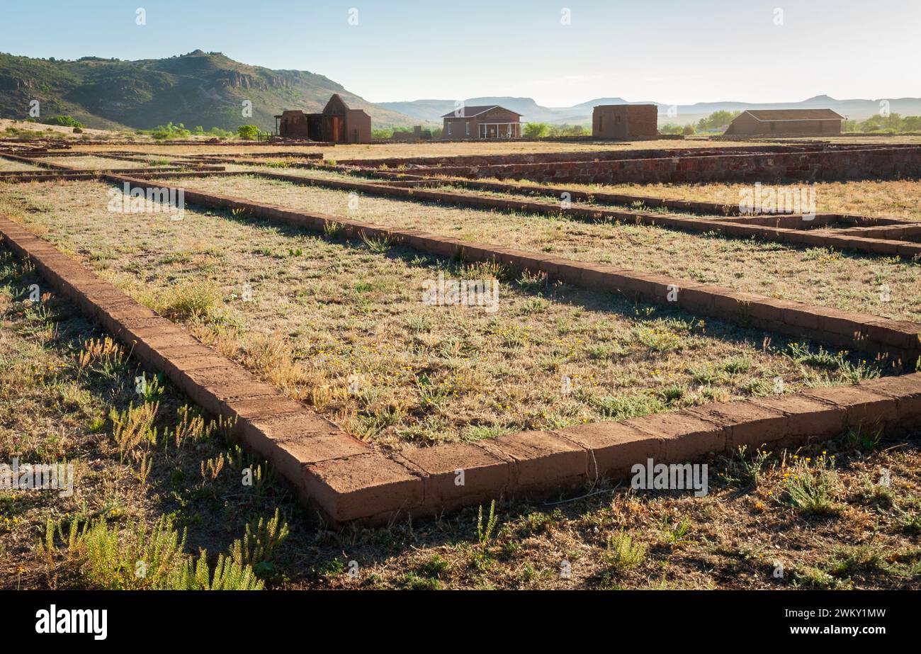 Historic Ruins and Foundations of Buildings at Fort Davis National ...