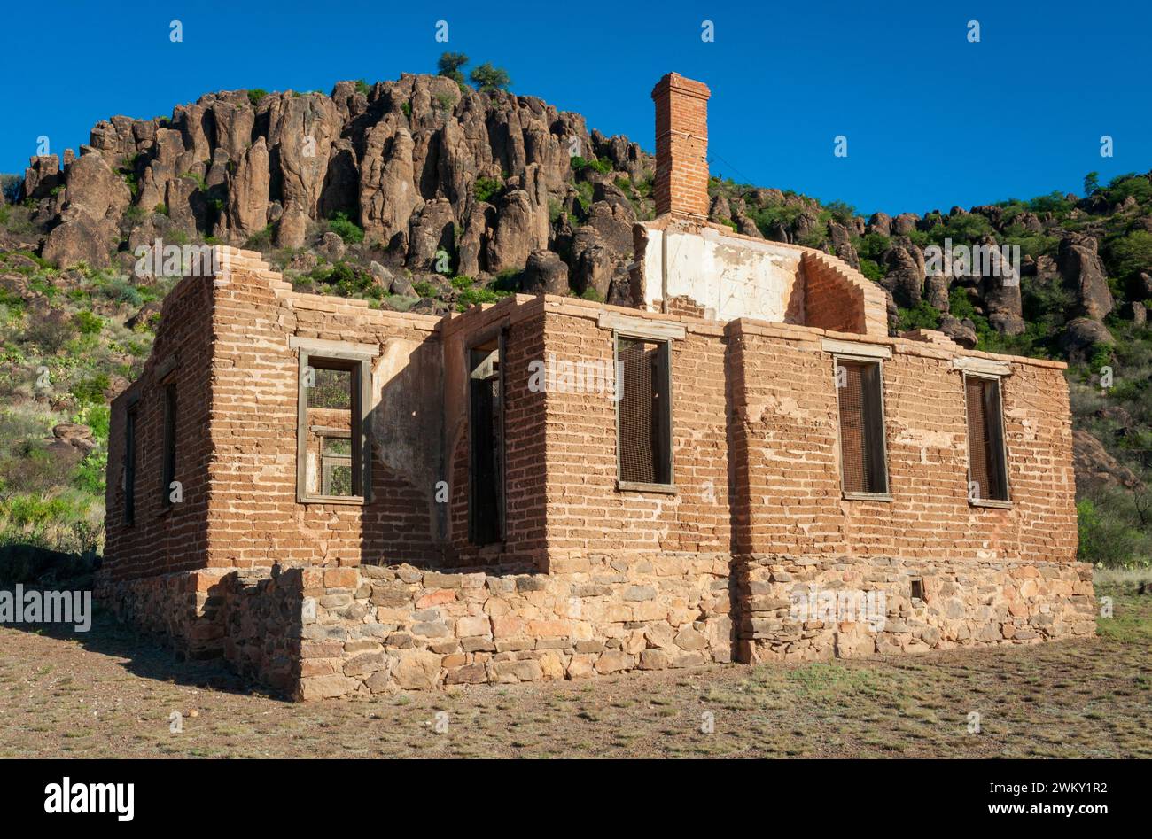 Historic Ruins and Foundations of Buildings at Fort Davis National ...