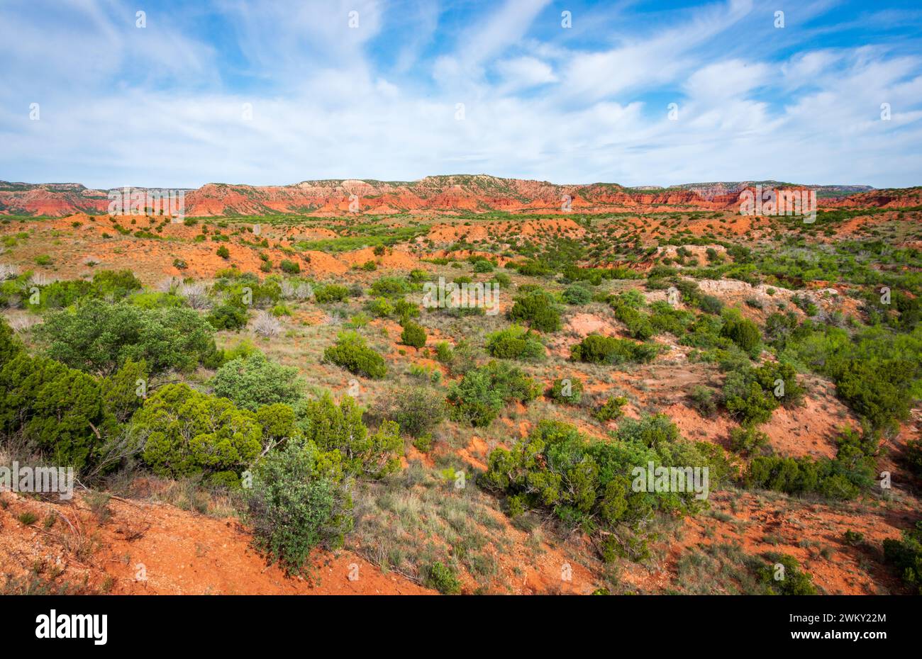 Caprock Canyons State Park, in the eastern edge of the Llano Estacado ...