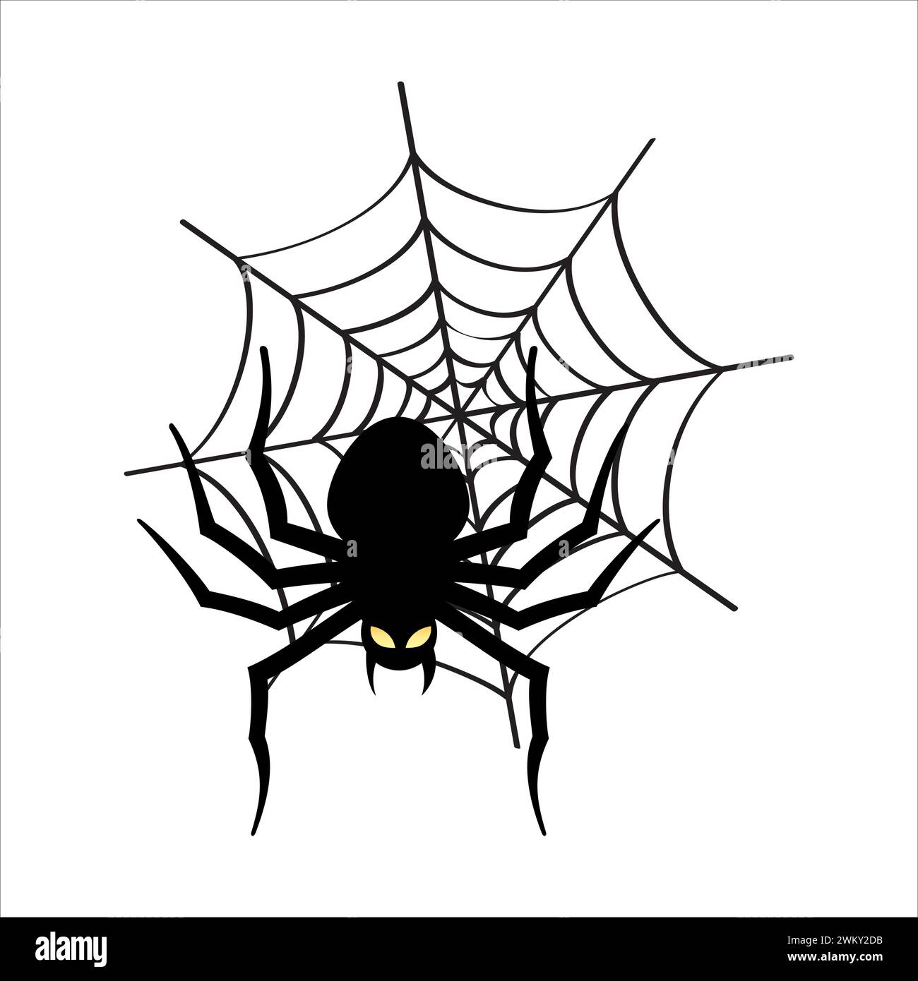 Art illustration design concept colorful icon symbol logo of spider ...