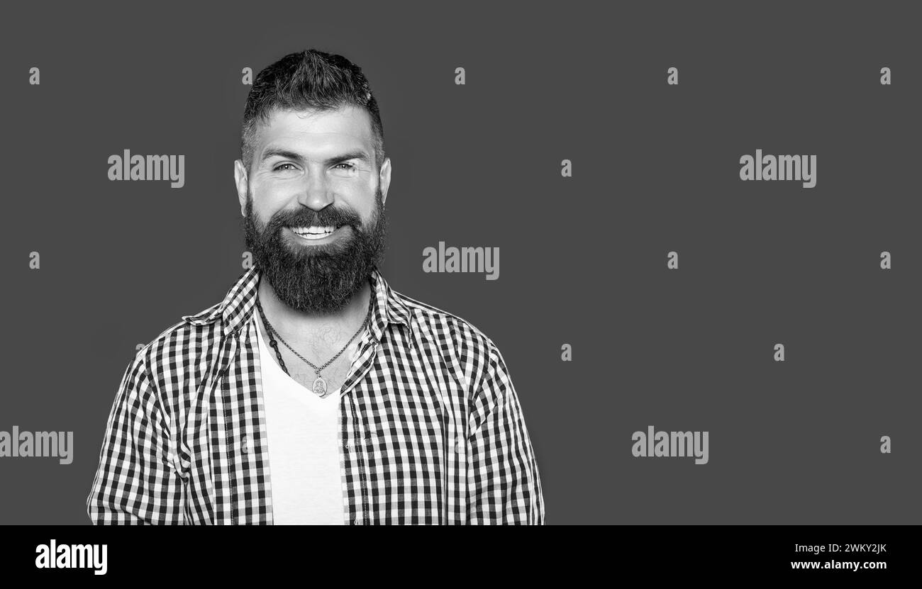 Wear checkered shirt Black and White Stock Photos & Images - Alamy