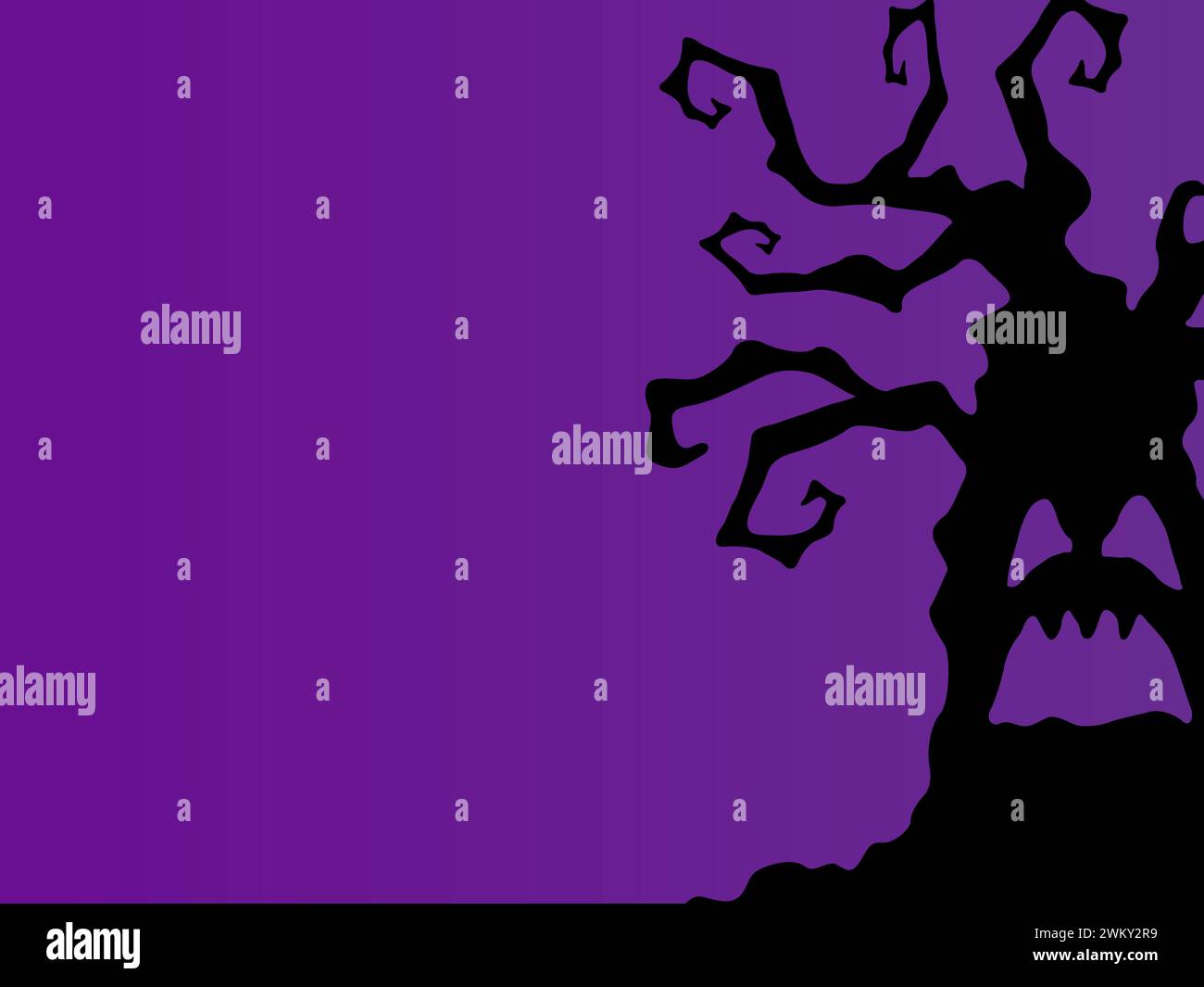 Ghost willow tree Stock Vector Images - Alamy