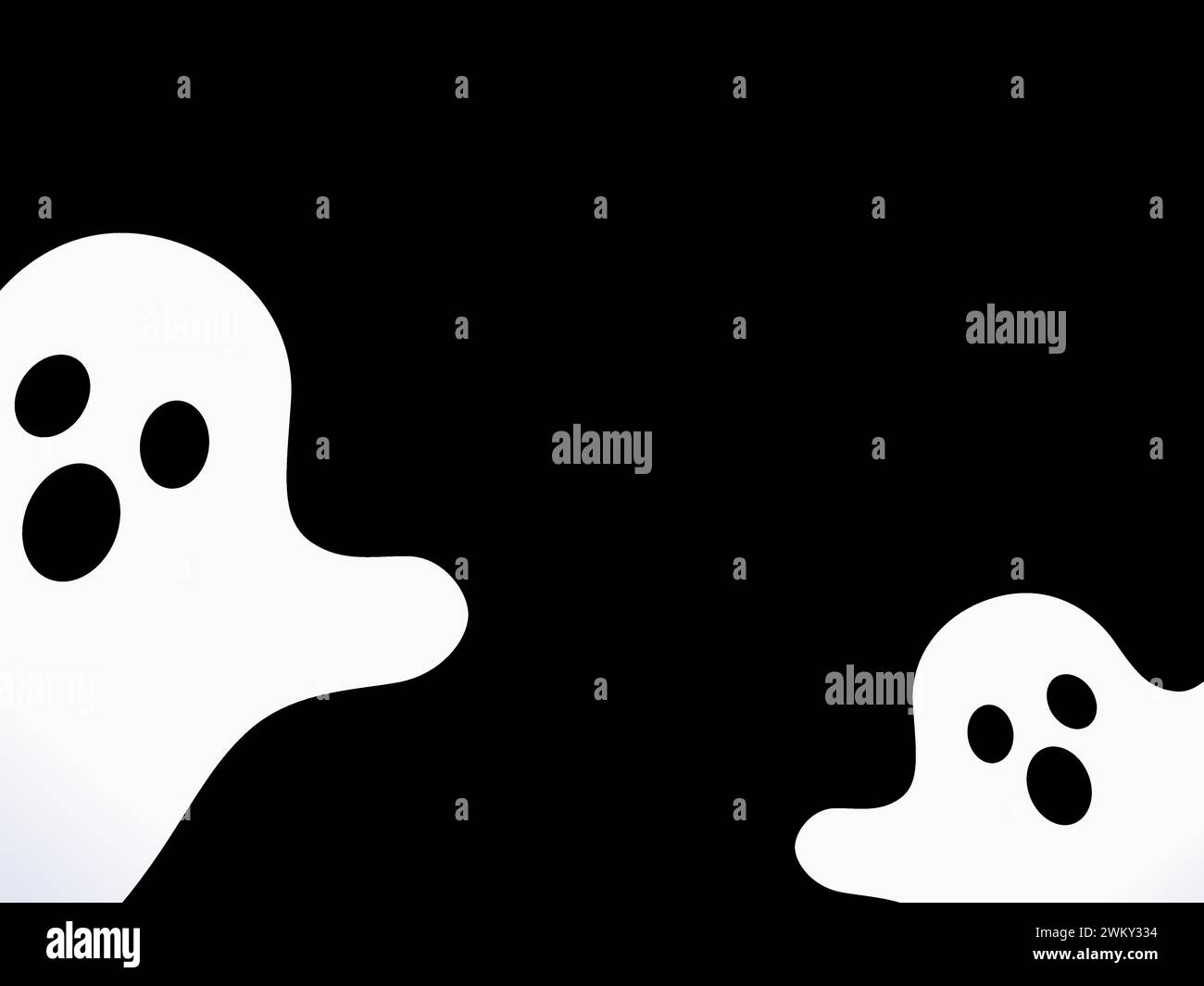 Boo ghosts icon Stock Vector Images - Alamy