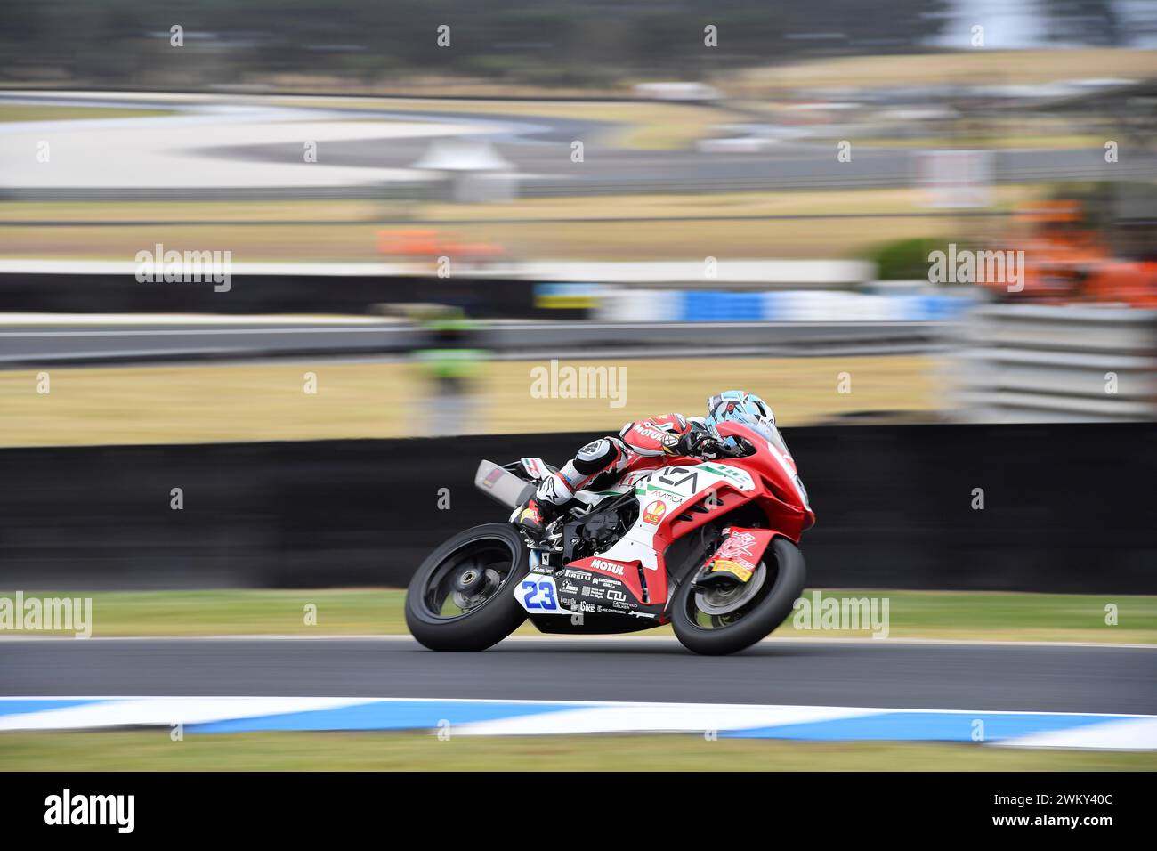 MELBOURNE, AUSTRALIA. 23 February, 2024. Marcel Schroetter(23) of ...