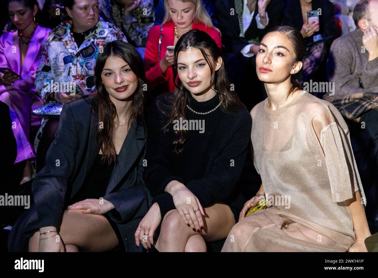 Martina Albini, Giulia Albini, Carlotta Onesti Milan Fashion Week ...