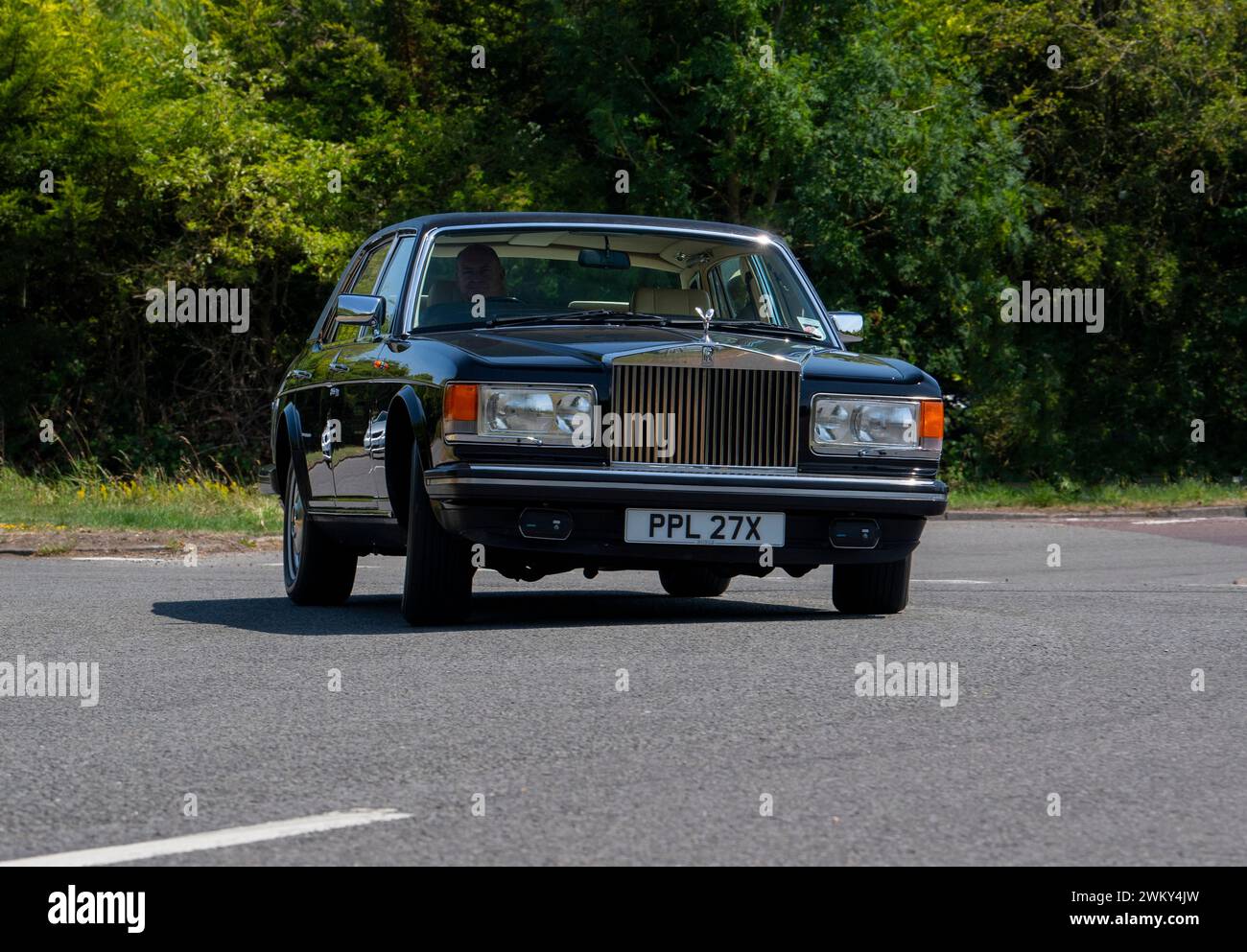 Rolls Royce Silver Spur luxury british classic car Stock Photo - Alamy