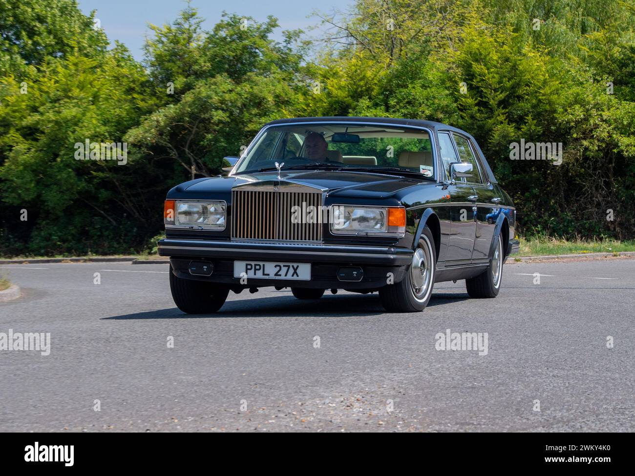 Rolls Royce Silver Spur luxury british classic car Stock Photo - Alamy