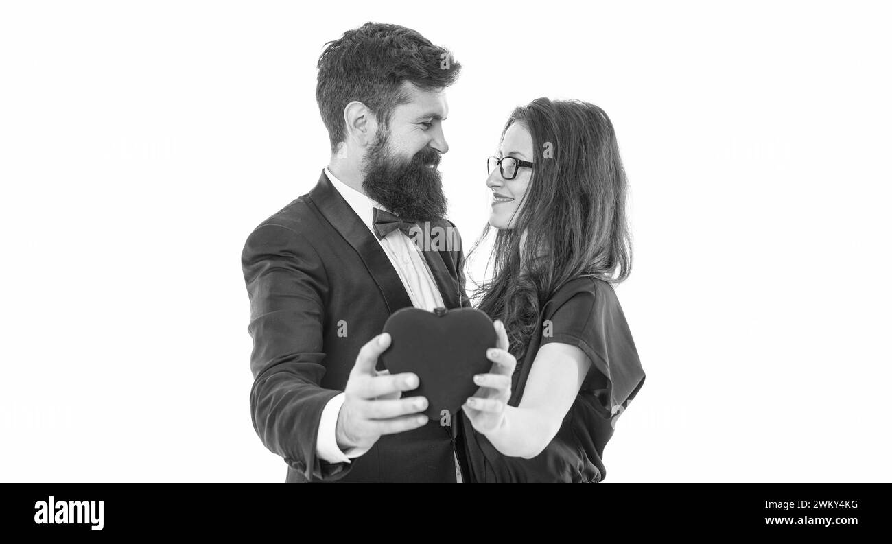 Happy relationship concept. We perfectly complete each other. Celebrate ...