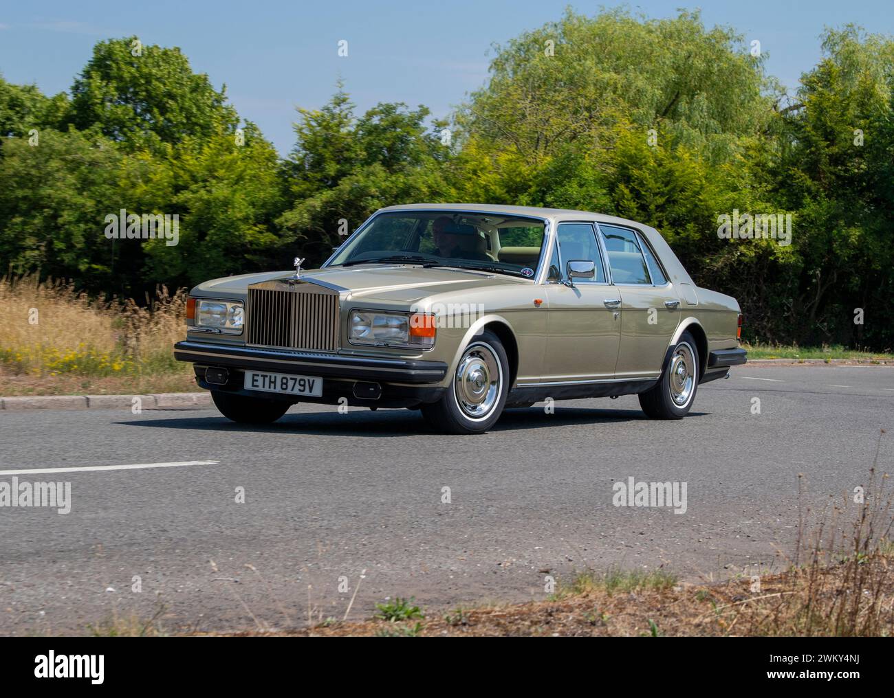Rolls Royce Silver Spur luxury british classic car Stock Photo - Alamy
