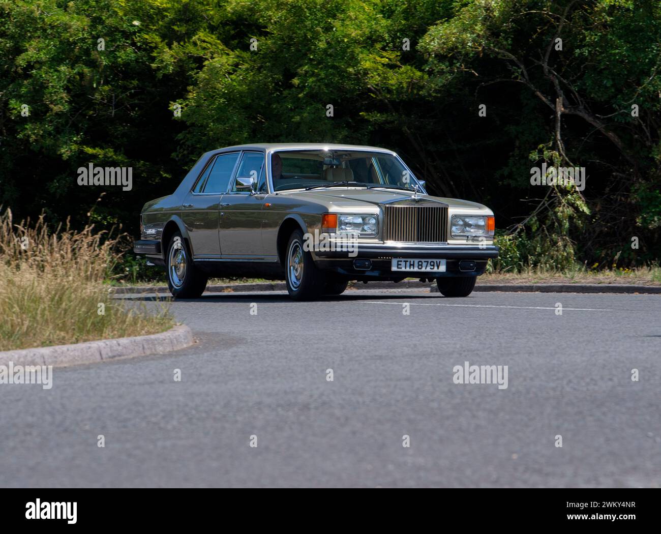 Rolls Royce Silver Spur luxury british classic car Stock Photo - Alamy