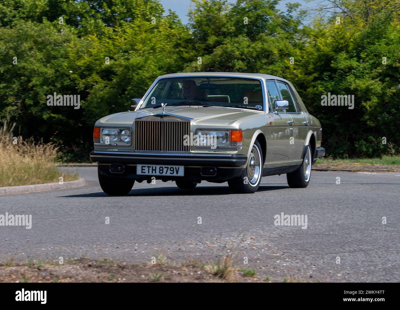Rolls Royce Silver Spur luxury british classic car Stock Photo - Alamy