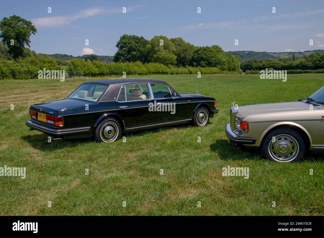 Rolls Royce Silver Spur luxury british classic car Stock Photo - Alamy