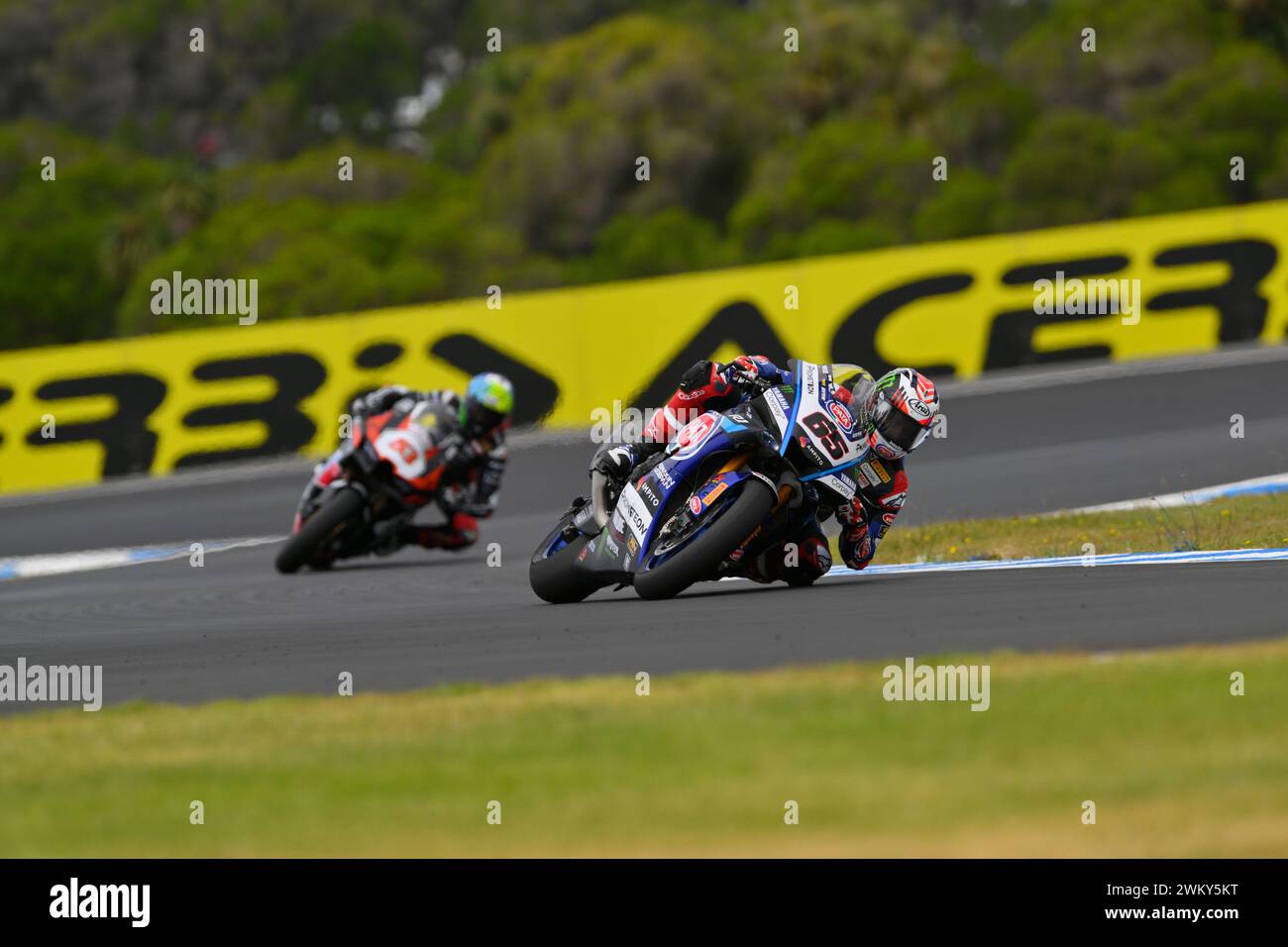 MELBOURNE, AUSTRALIA. 23 February, 2024. Jonathan Rea(65) of Great ...