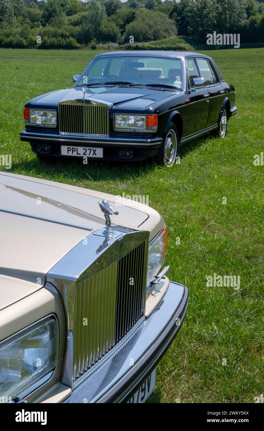 Rolls Royce Silver Spur luxury british classic car Stock Photo - Alamy