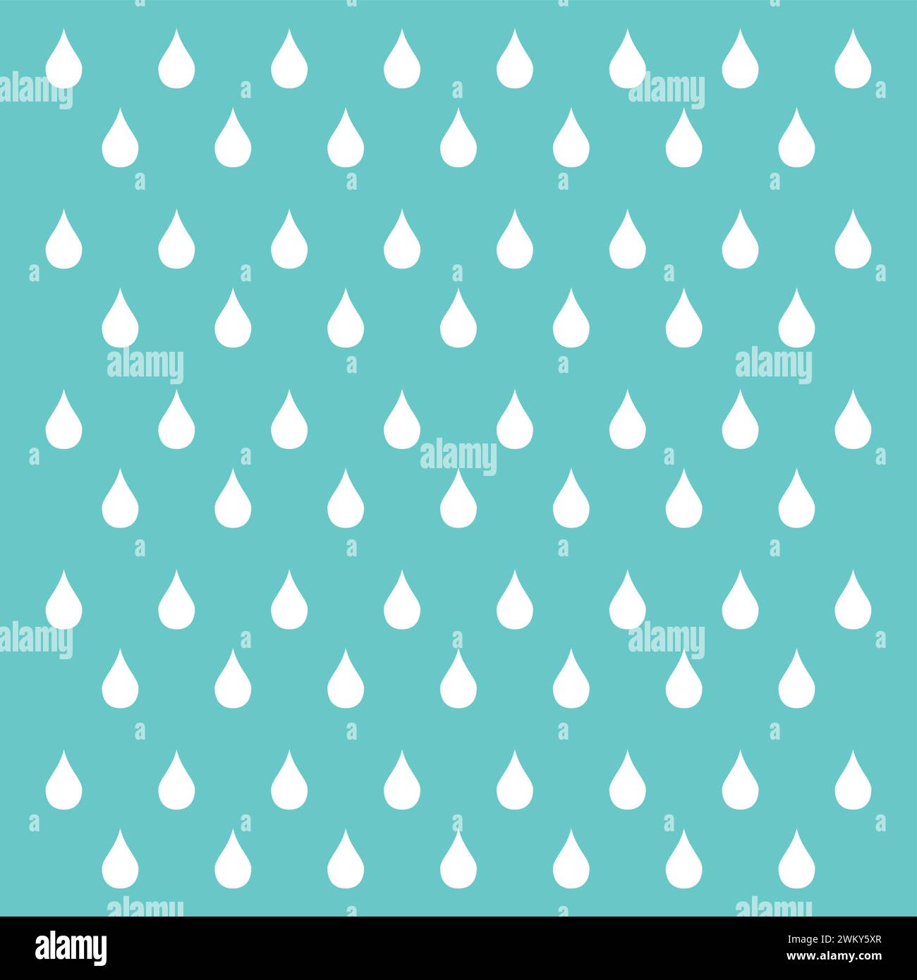 Seamless Water Drop pattern background vector. Rain. Falling water ...