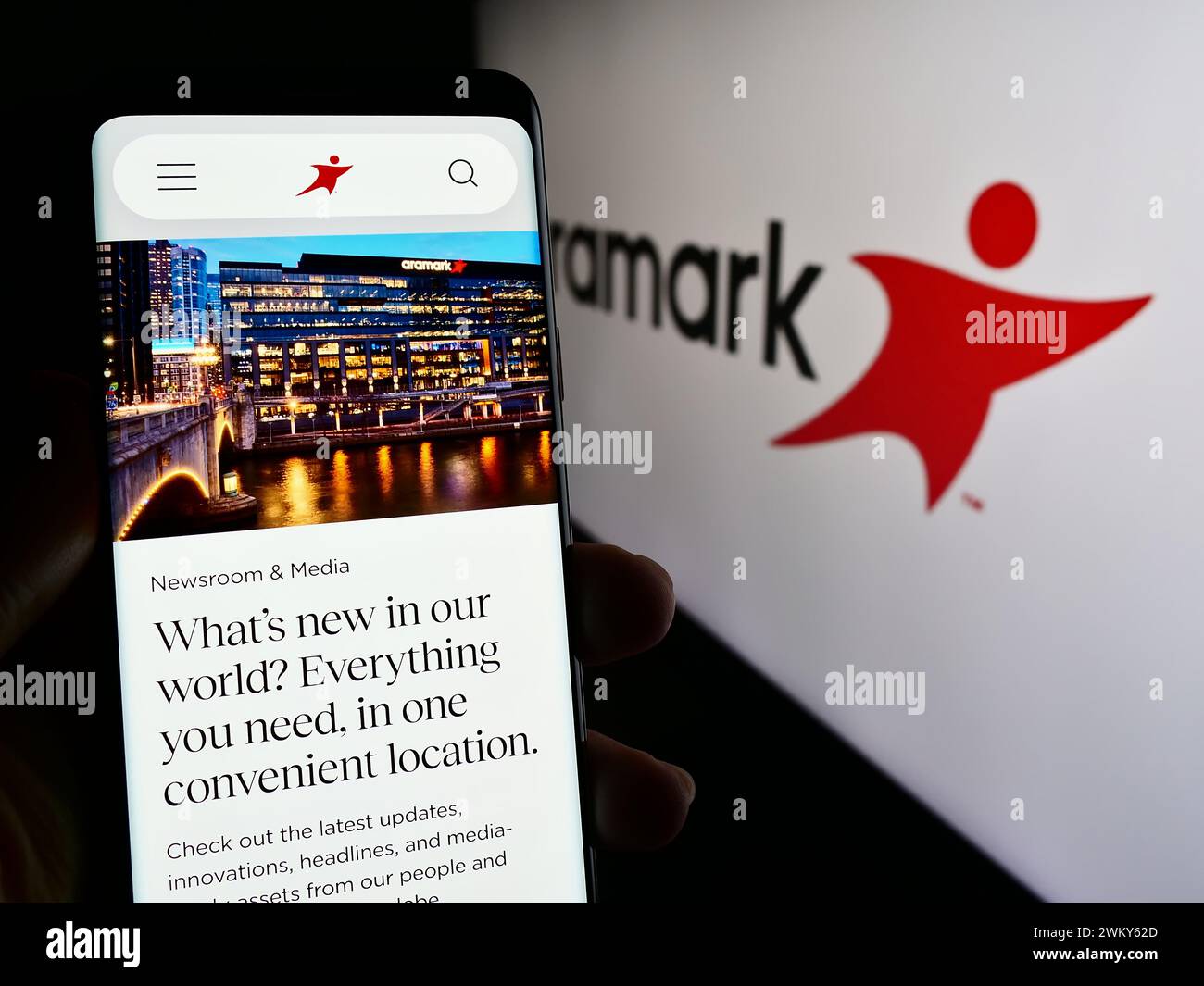 Aramark uniforms hi-res stock photography and images - Alamy