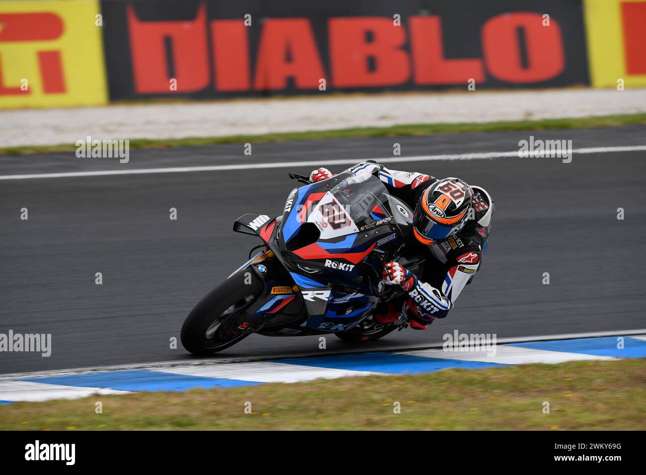 Michael van der mark racing a motorcycle hi-res stock photography and ...