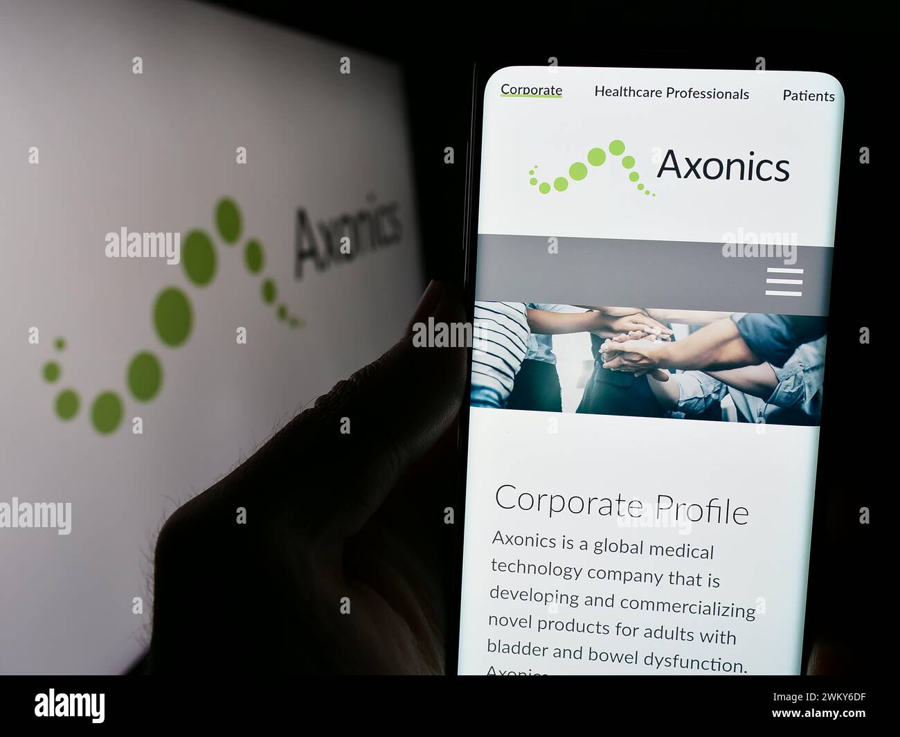 Axonics logo hi-res stock photography and images - Alamy