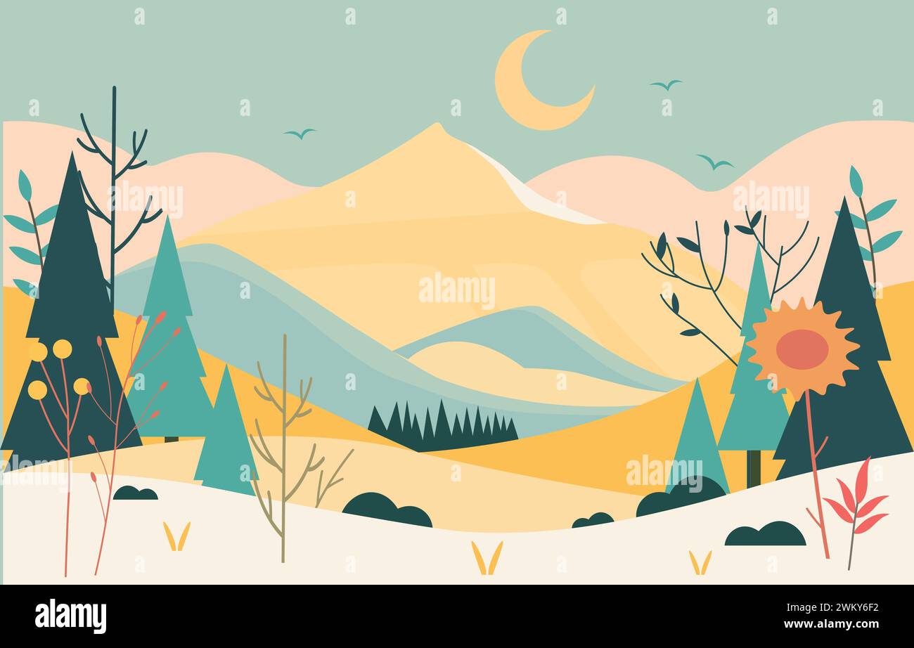 Crescent fir Stock Vector Images - Alamy