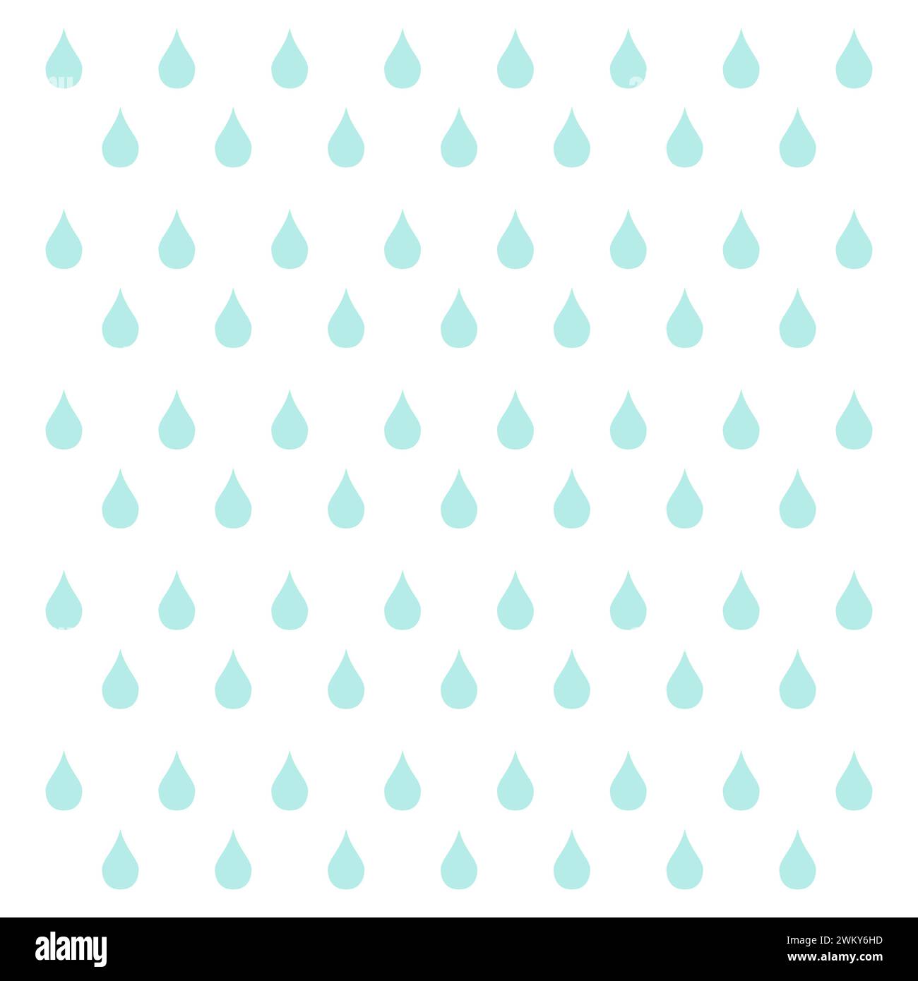 Seamless Water Drop pattern background vector. Rain. Falling water ...