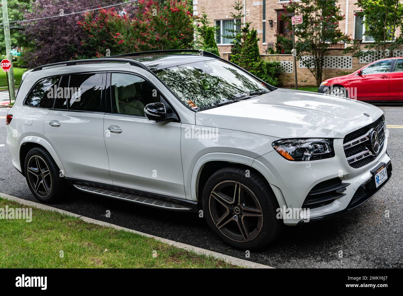 New York City, USA - August 26, 2023: Mercedes Benz GLS CLASS car ...