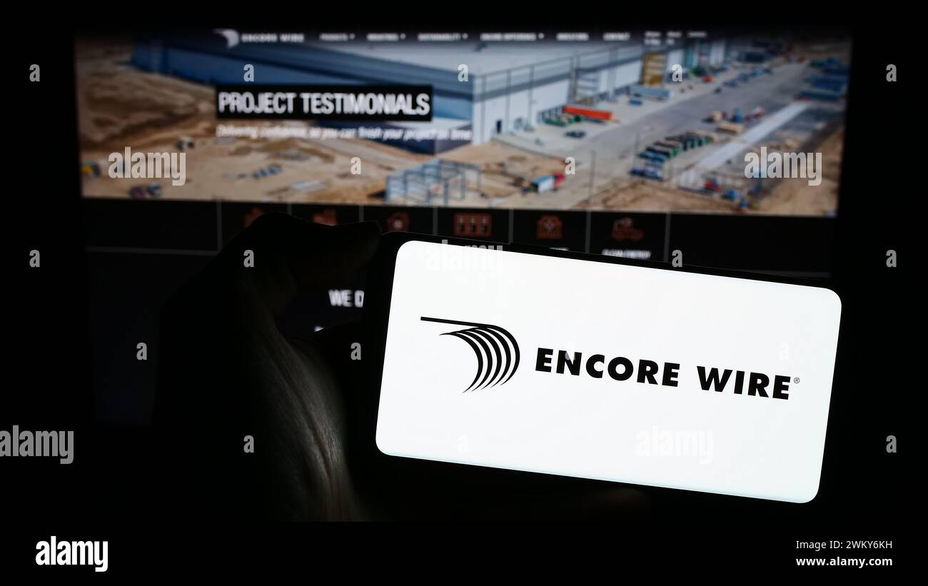 Encore wire logo hi-res stock photography and images - Alamy