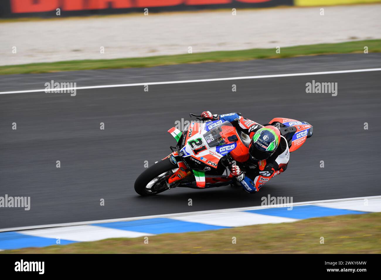 MELBOURNE, AUSTRALIA. 23 February, 2024. Michael Ruben Rinaldi(21) of ...