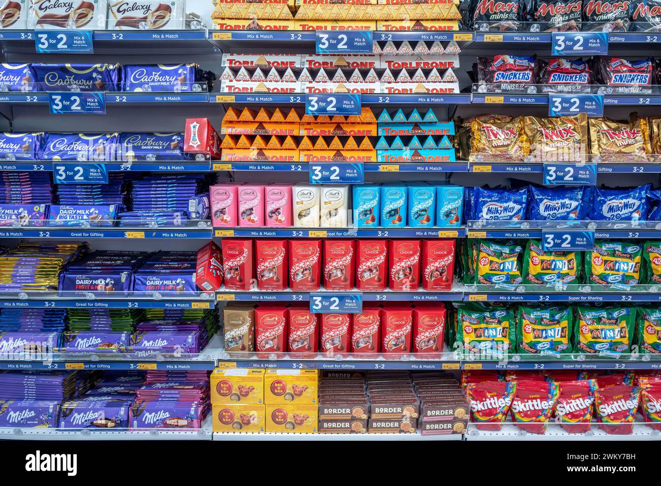 Gatwick Airport, February 16th 2024: Soft drinks and snacks on sale in ...
