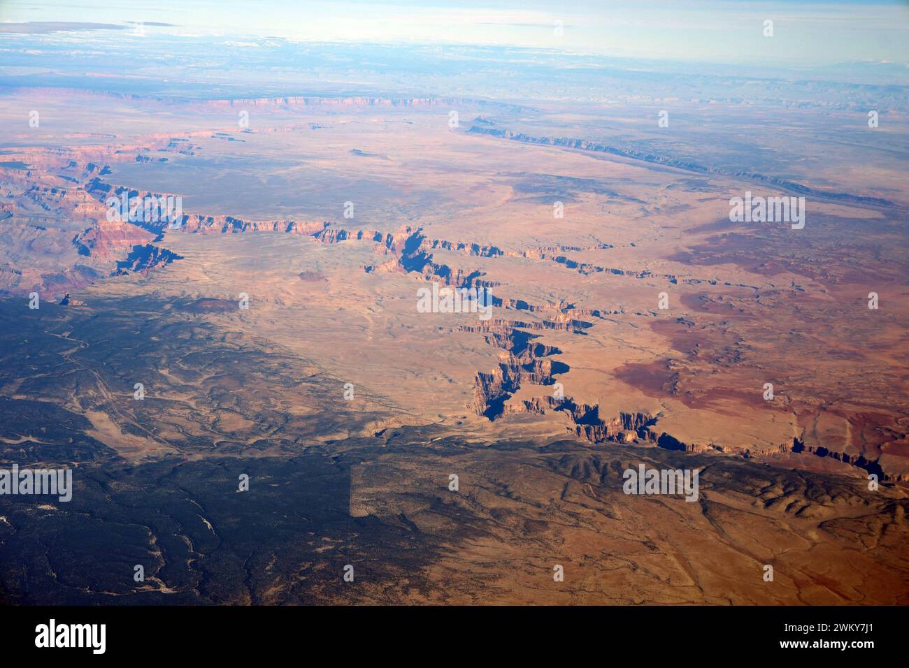 An aerial view of the Grand Canyon near Flagstaff, Arizona on Feb. 16 ... An aerial view of the Grand Canyon near Flagstaff, Arizona on Feb. 16 ...