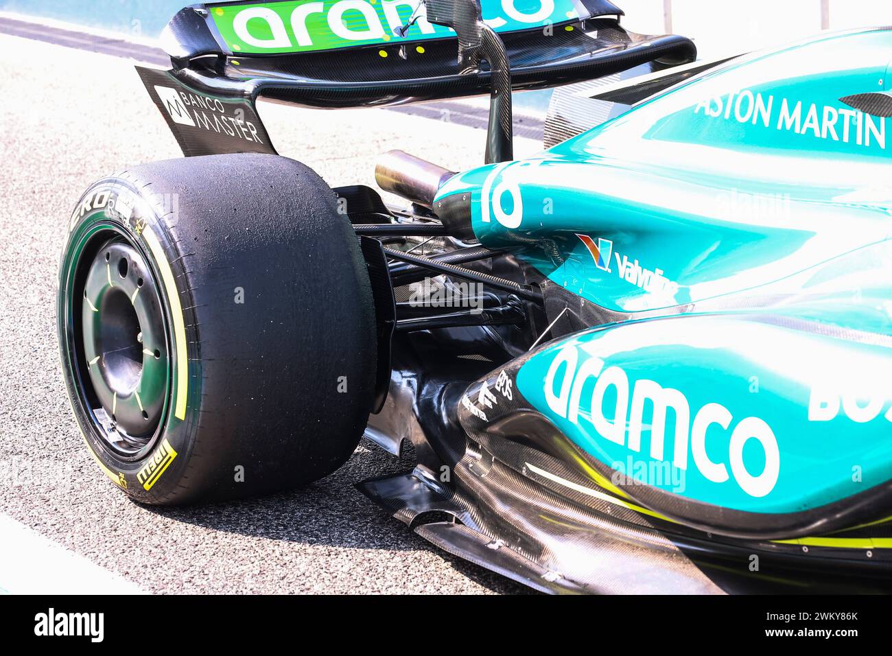 Aston Martin F1 Team AMR23, mechanical detail of rear suspension and ...