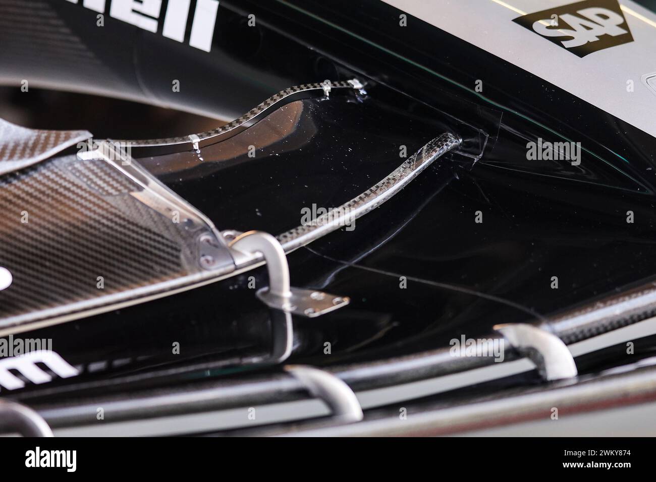 Mercedes w15 front wing hi-res stock photography and images - Alamy