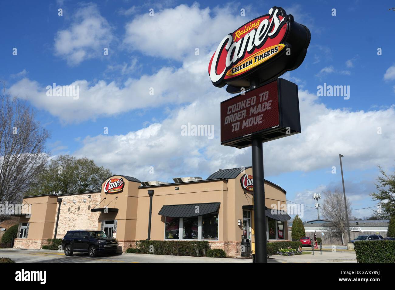 A Raising Cane's chicken fingers fast food restaurant, Thursday, Feb ...