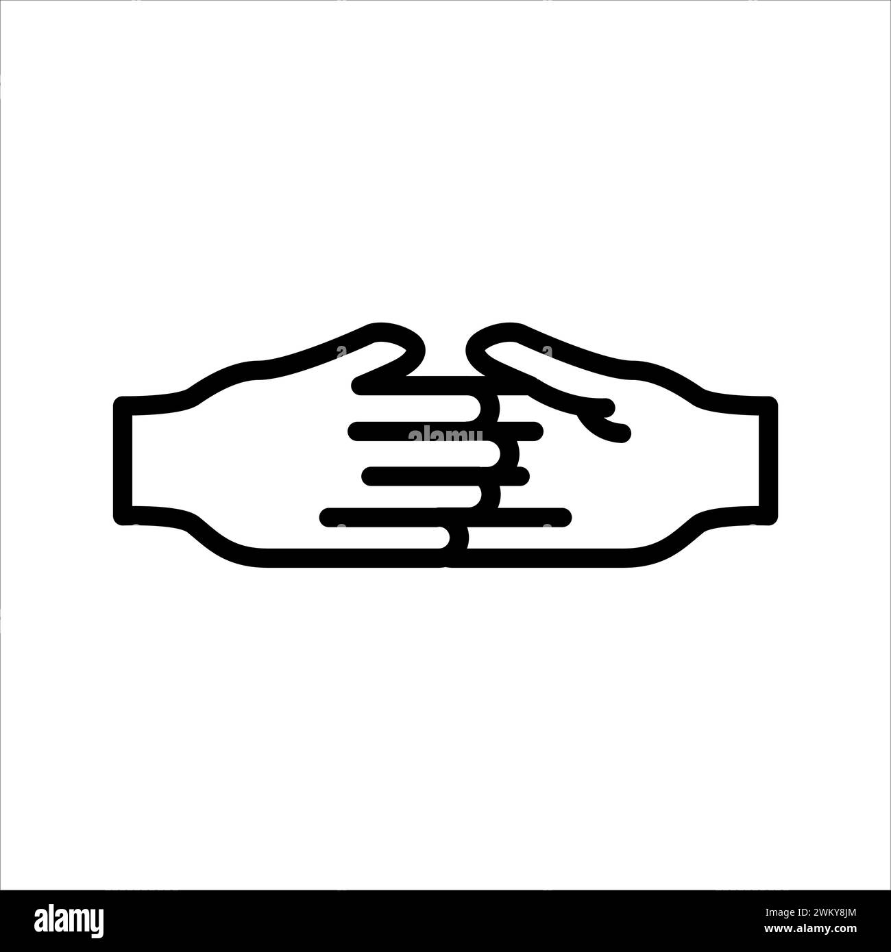 Art illustration icon logo charity and solidarity symbol Stock Vector ...