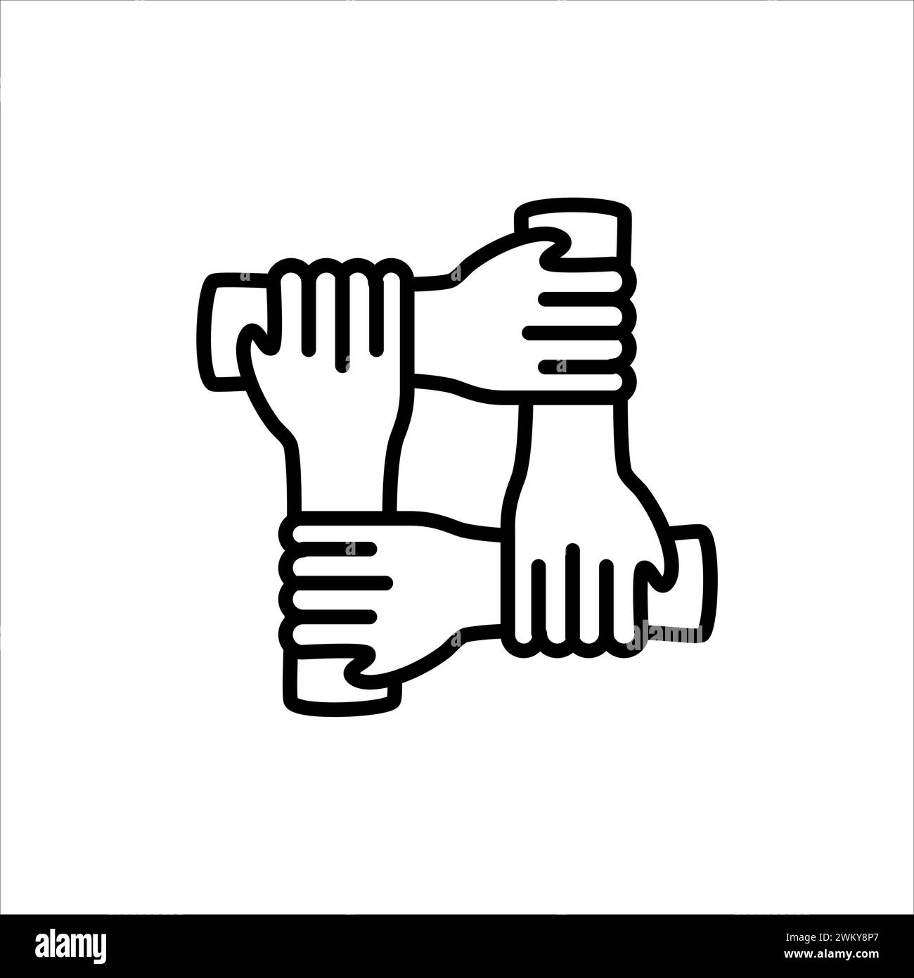 art illustration design of sketch solidarity Stock Vector Image & Art ...