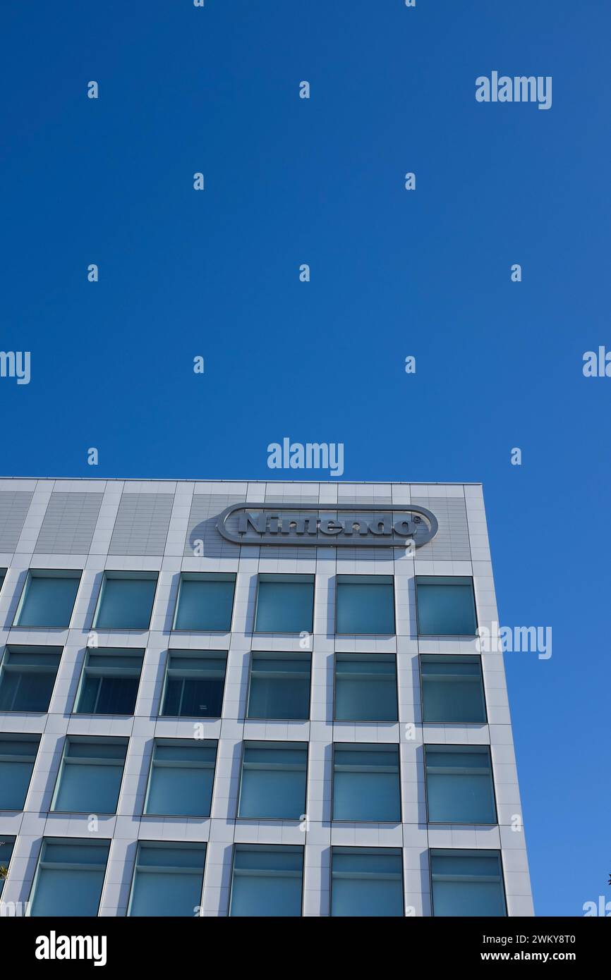 The headquarters of video game company Nintendo in Kyoto, Japan Stock ...
