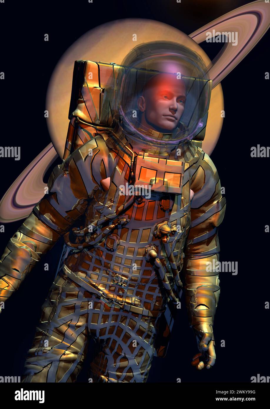 Space man floating hi-res stock photography and images - Alamy