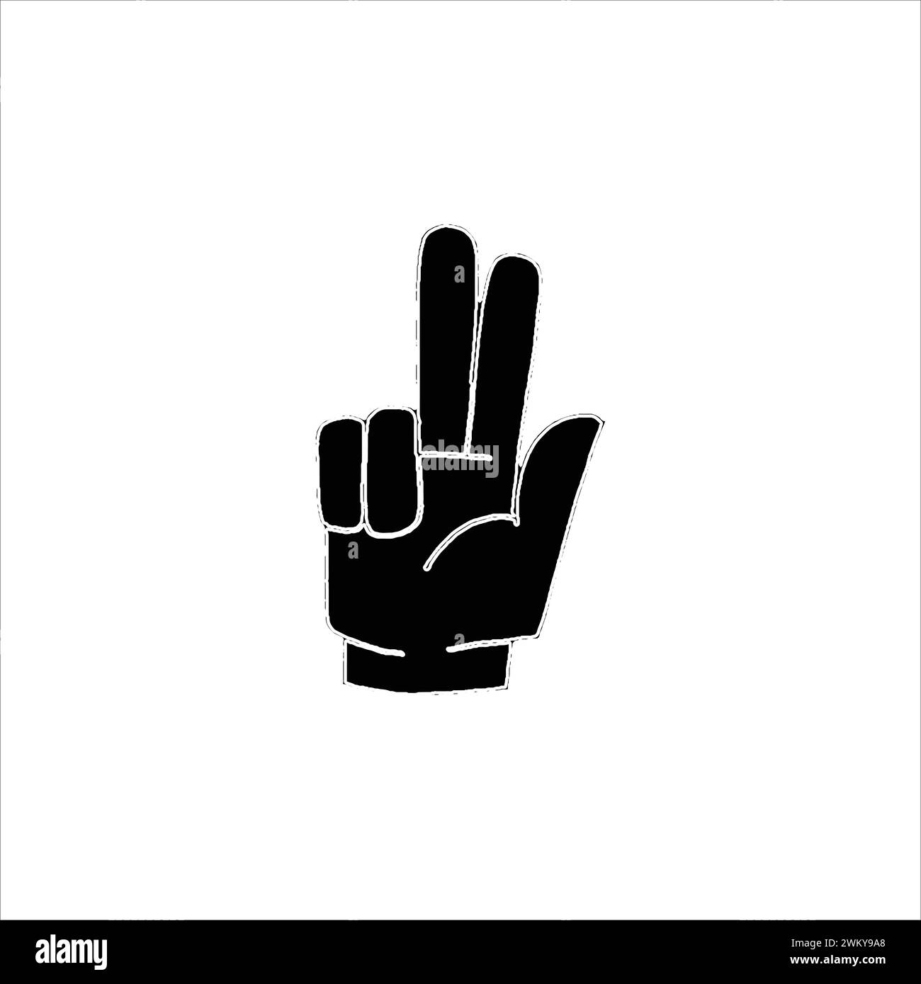 Art illustration icon logo charity and solidarity symbol of hand ...