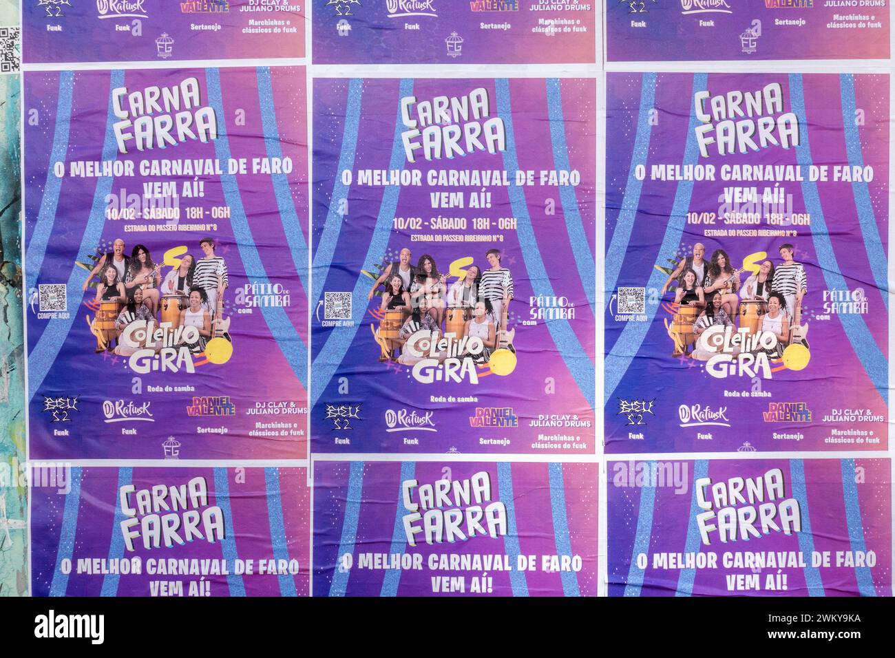 Faro night club rave poster hi-res stock photography and images - Alamy