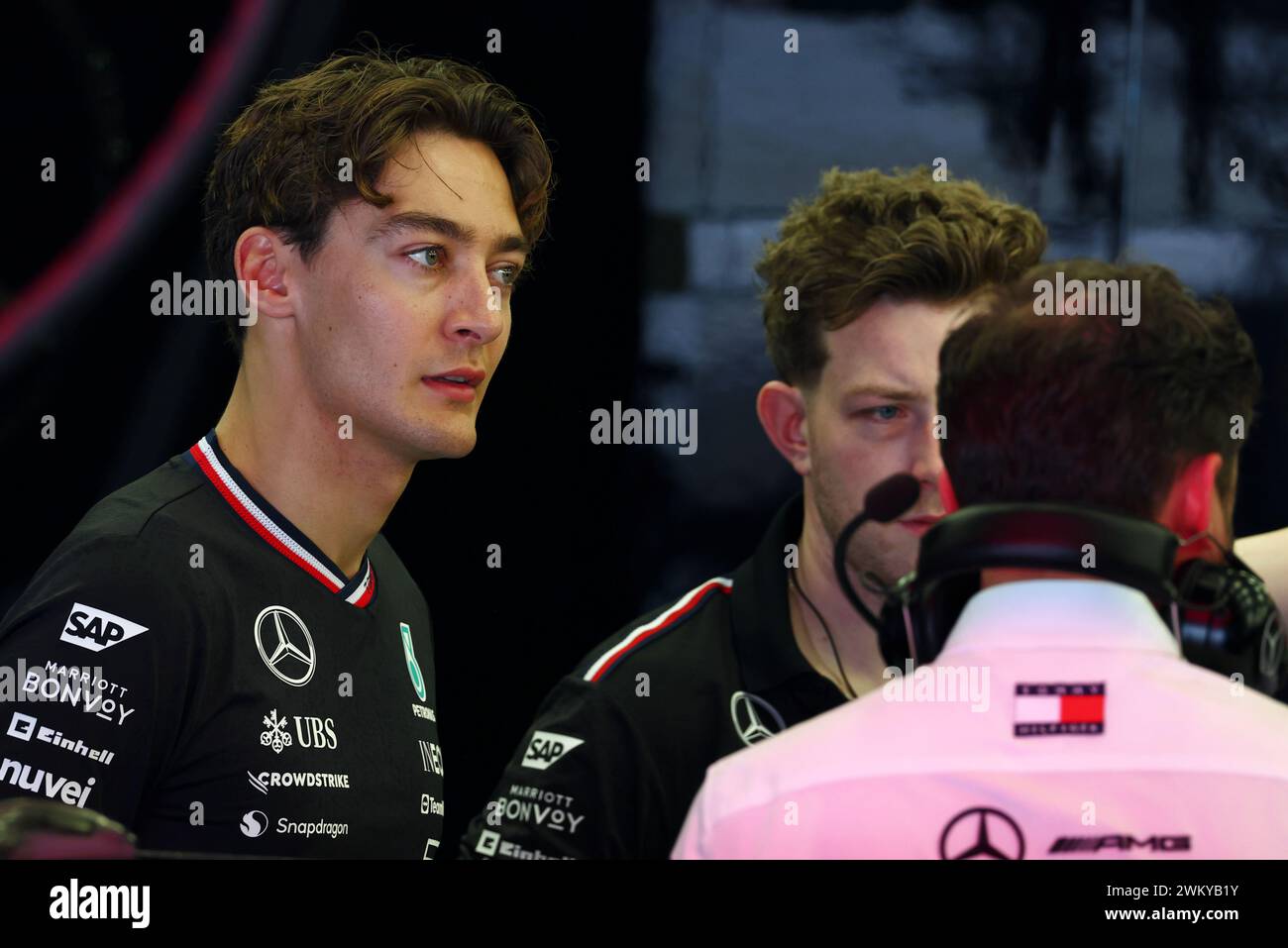 George russell february 2024 f1 hi-res stock photography and images - Alamy